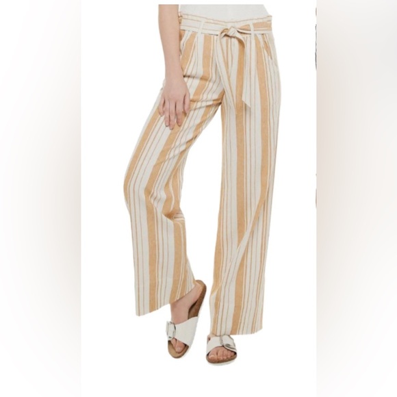 Rewind | Pants & Jumpsuits | Rewind Linen Blend Paperbagtie Waist ...